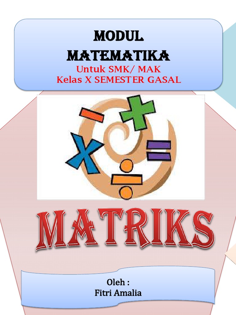 Modul Matematika Matriks SMK | PDF