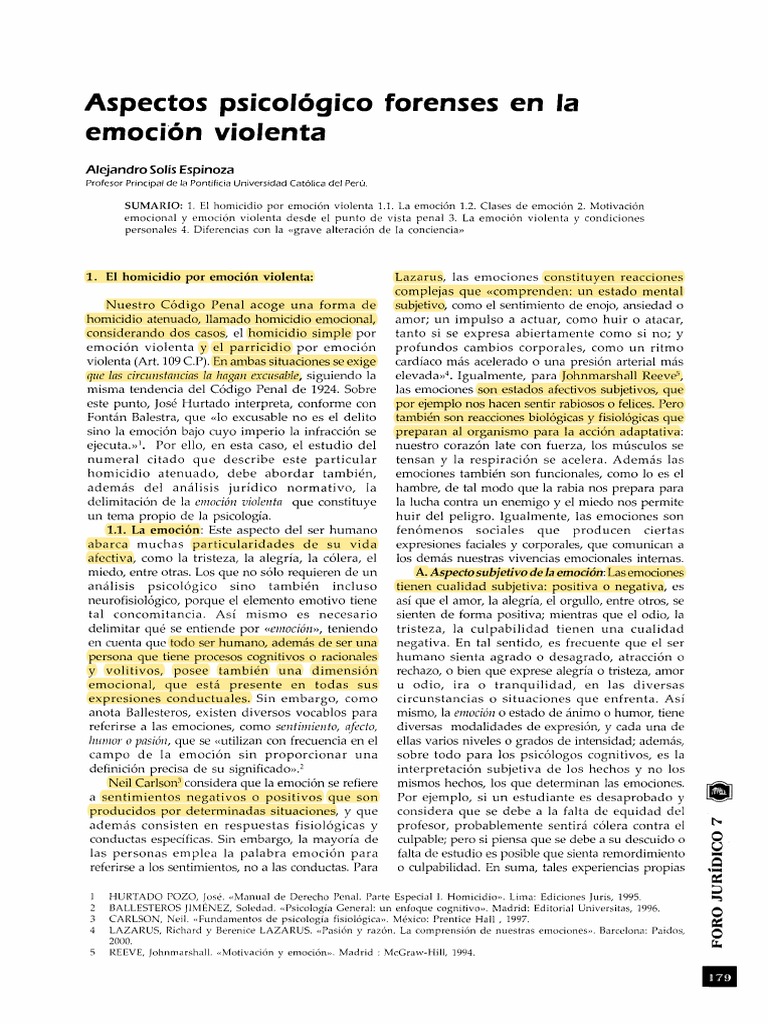 Emocion Violenta | PDF | Ira | Las emociones