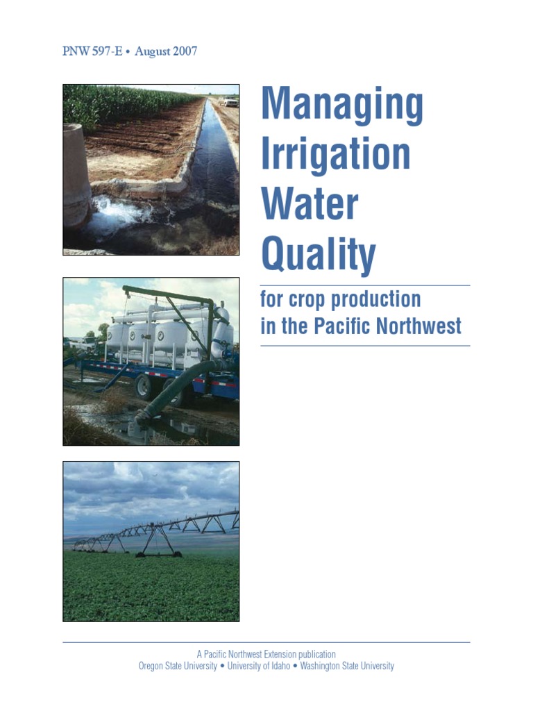 Irrigation Water Quality | PDF | Salt (Chemistry) | Soil