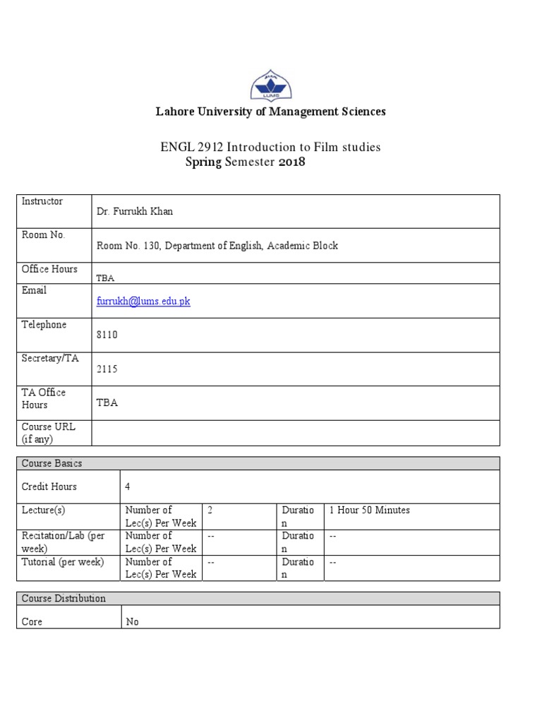 Film Studies for University Students | PDF | Students | Test (Assessment)