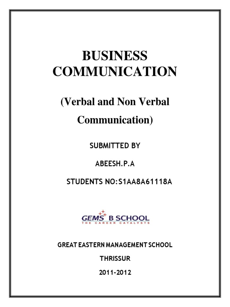 Business Communication Essentials Guide | PDF | Interpersonal ...