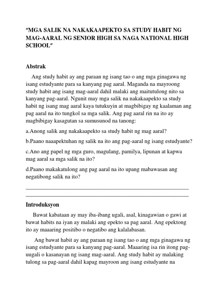 Final Action Research | PDF