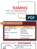 Enframing Way of Revealing in Modern Technology | PDF