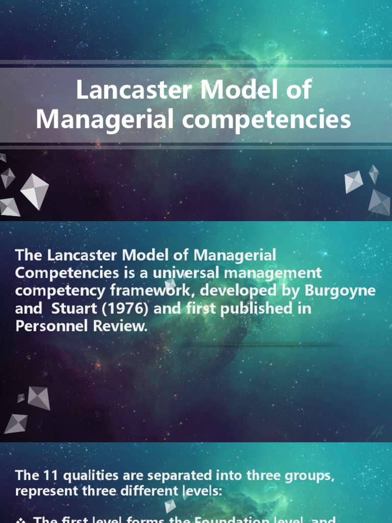 Lancaster Model | PDF | Decision Making | Learning