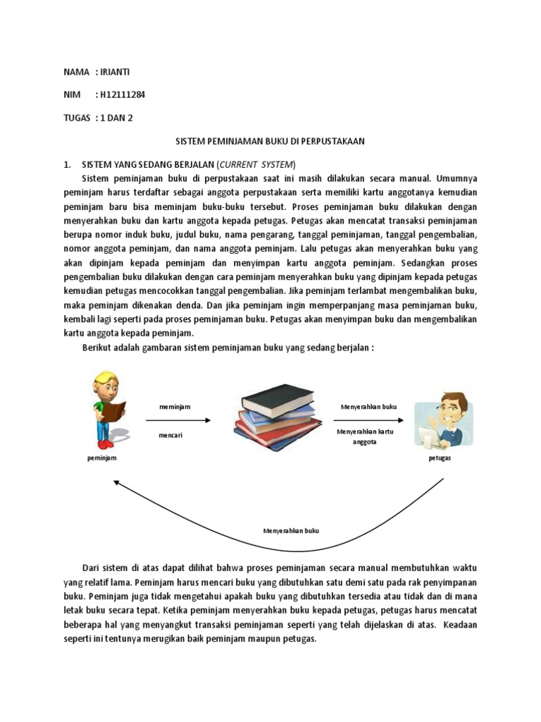 Analisis Sistem Peminjaman Buku Di Perpustakaan | PDF