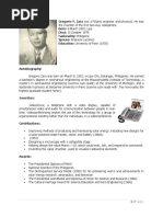 Gregorio Y. Zara | PDF | Physical Sciences