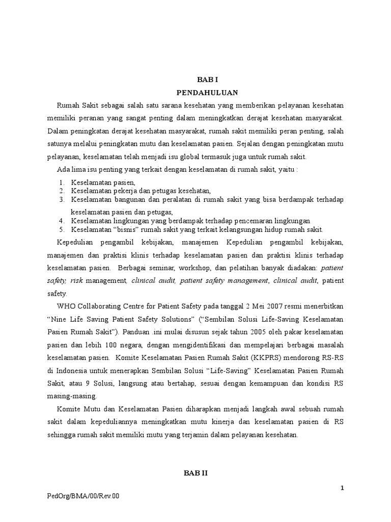 Contoh Pedoman Organisasi | PDF