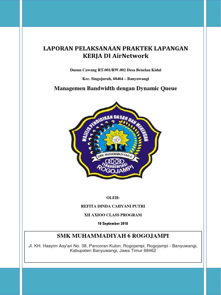 Contoh Laporan Akhir PKL TKJ | PDF