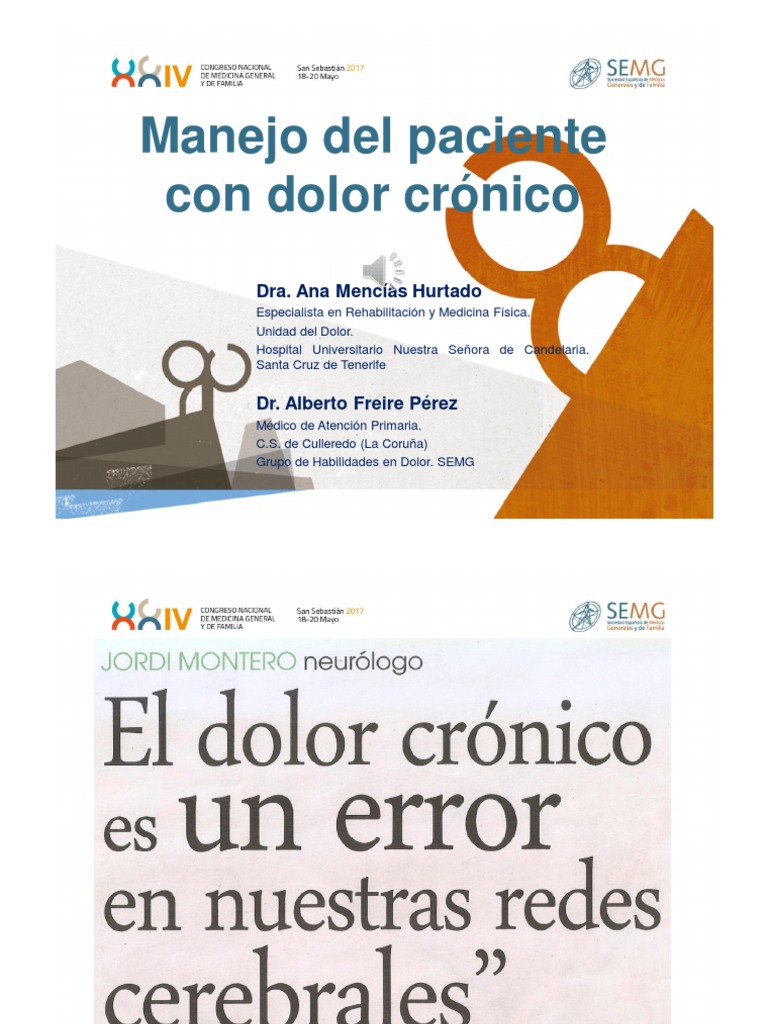 Dolor Crónico, Manejo y Buenas Prácticas | PDF | Analgésico | Dolor
