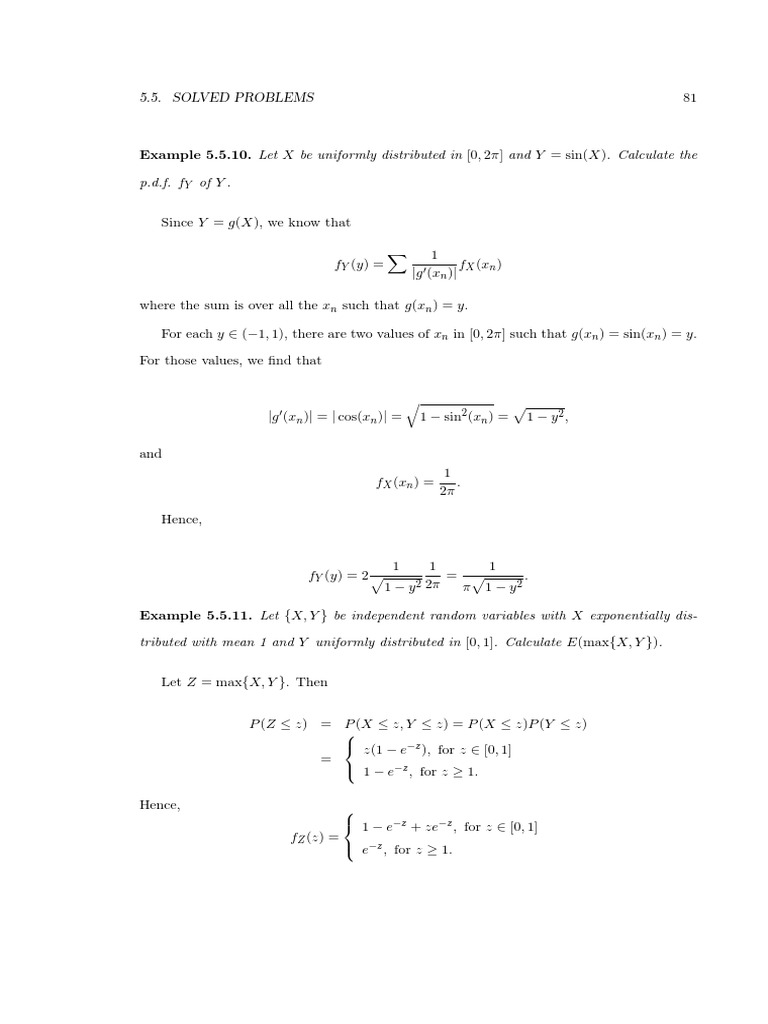 Math PDF | PDF | Probability Density Function | Normal Distribution
