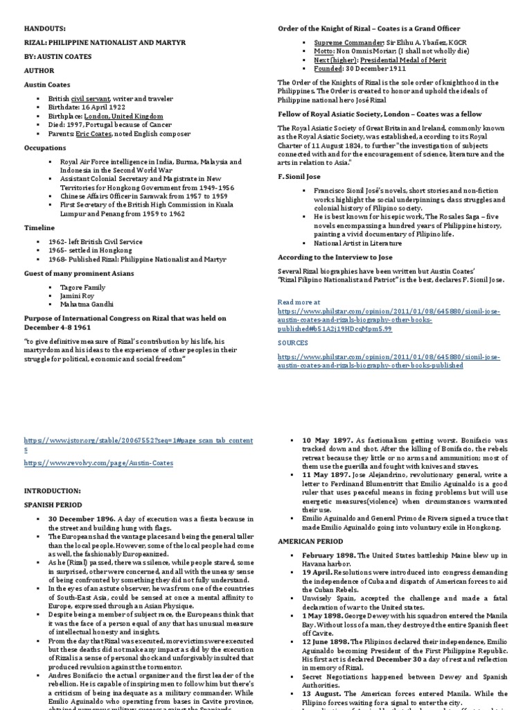 Austin Coates | PDF | Philippines