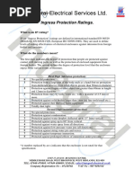 Ingress Protection Rating Chart | PDF | Electrical Engineering ...