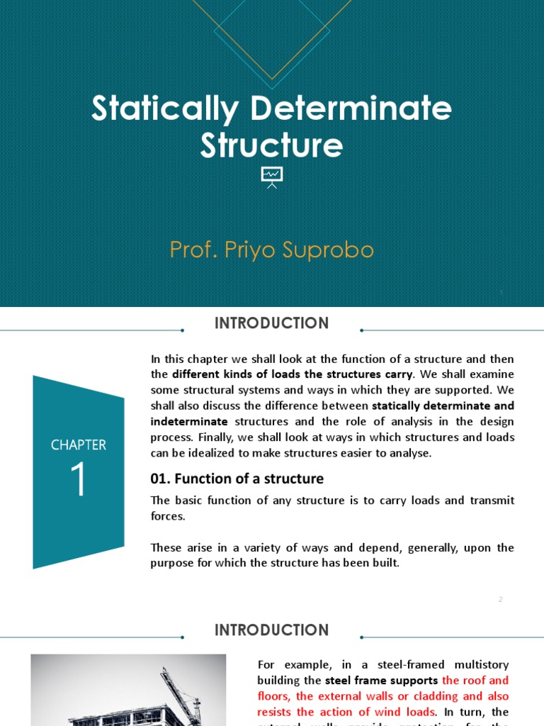 Statically Determinate Structure 01 | Download Free PDF | Bending ...