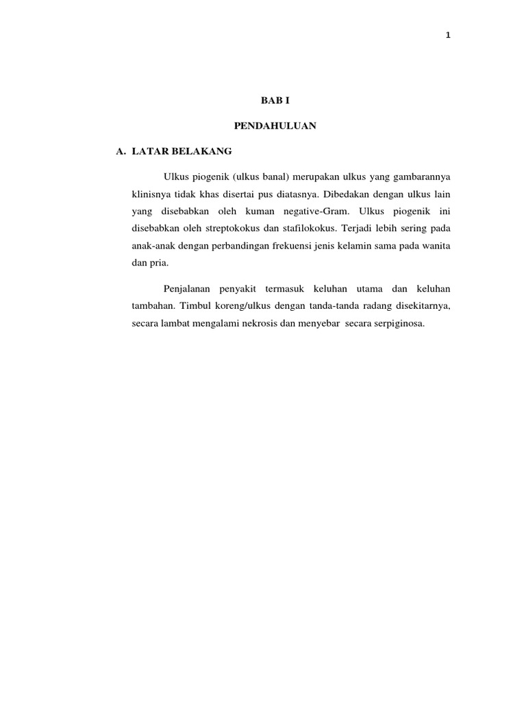 Ulkus Piogenik | PDF