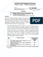 AICTE Activity Point Report Format | PDF