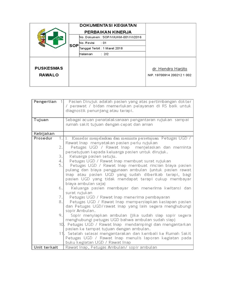 Sop Rujukan Pasien Hiv | PDF | Pengembangan Diri | Sains & Matematika