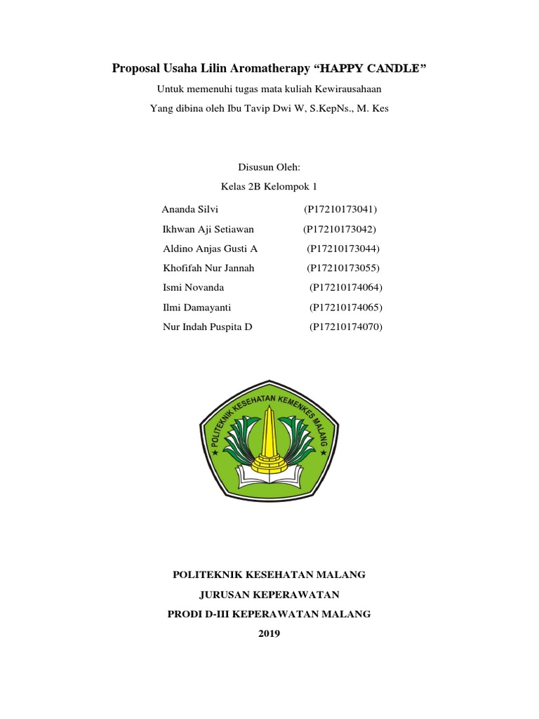 Kel. 1 Proposal | PDF