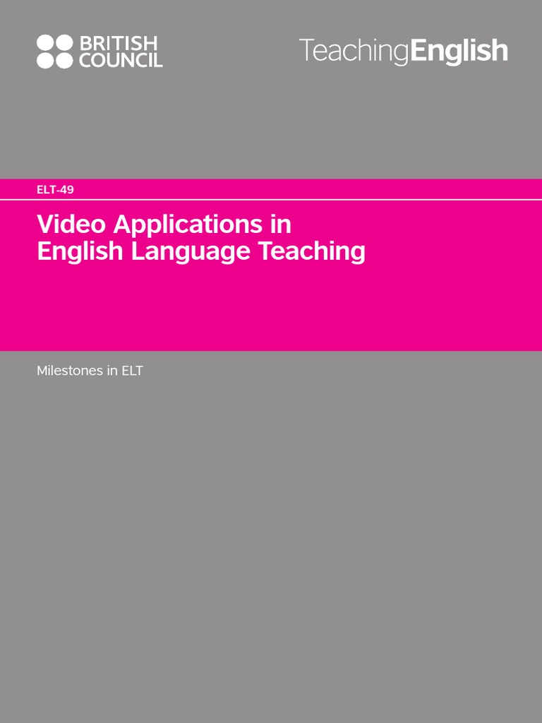 Video Applications in English Language Teaching v3 PDF | PDF ...