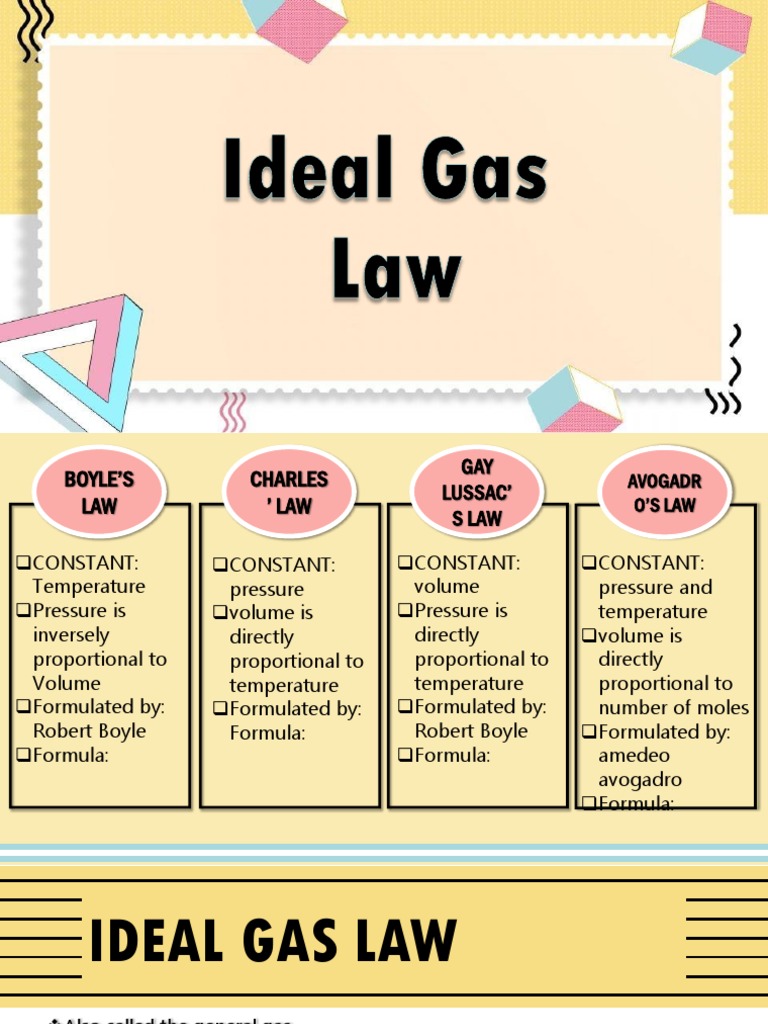 Ideal Gas Laws | PDF | Gases | Temperature