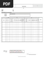 Jig Inspection Check Sheet | PDF | Sheet Metal | Manufactured Goods