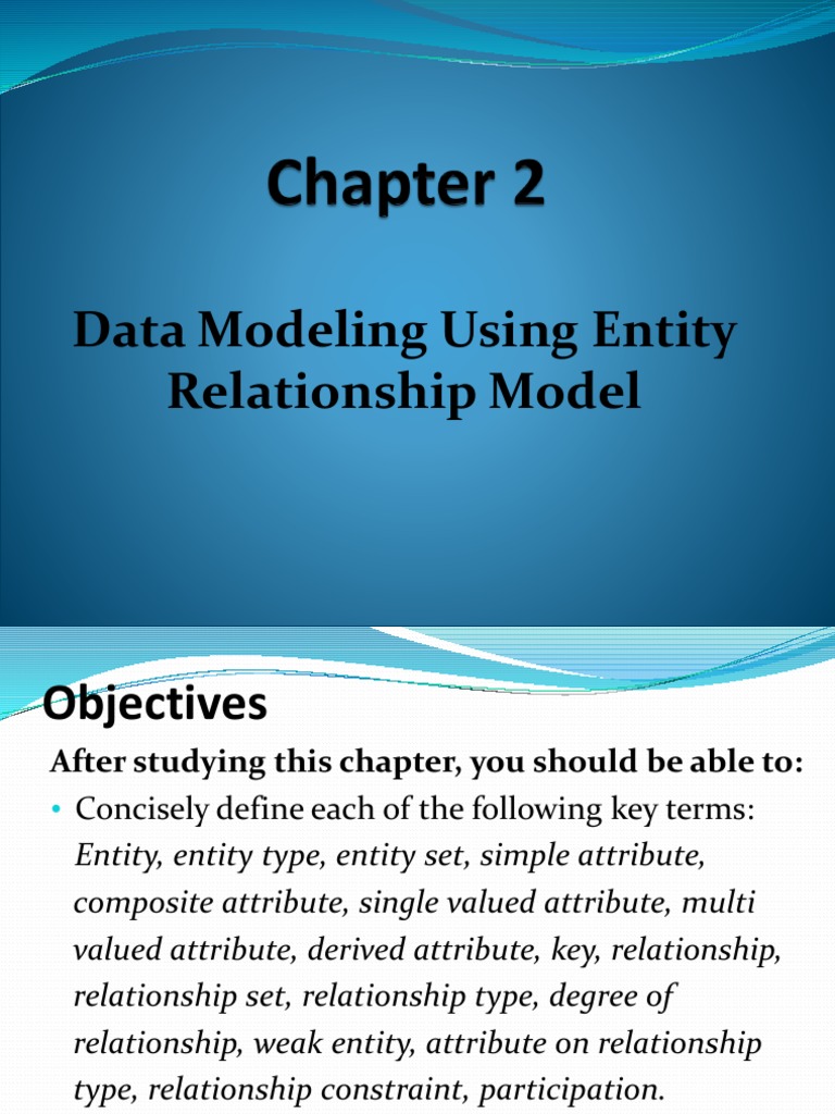 Chapter 2 PPT Sem I Sep 2019 | PDF | Conceptual Model | Data Model