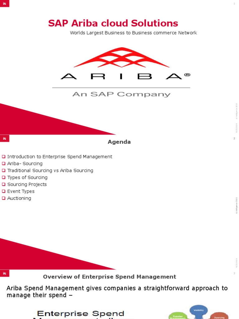 SAP Ariba Sourcing PPT | Procurement | Request For Proposal | Free 30 ...