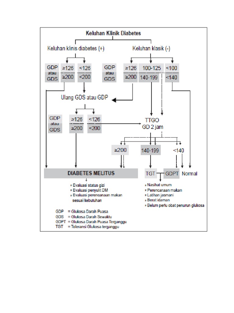 Algoritma Diagnosis DM Perkeni | PDF