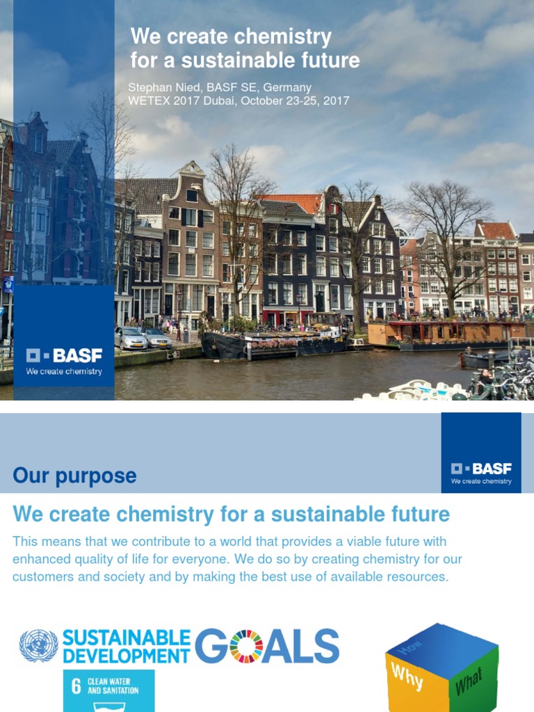 We Create Chemistry For A Sustainable Future | PDF | Desalination ...