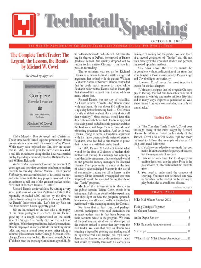 Turtle | PDF | Investment Management | Stocks