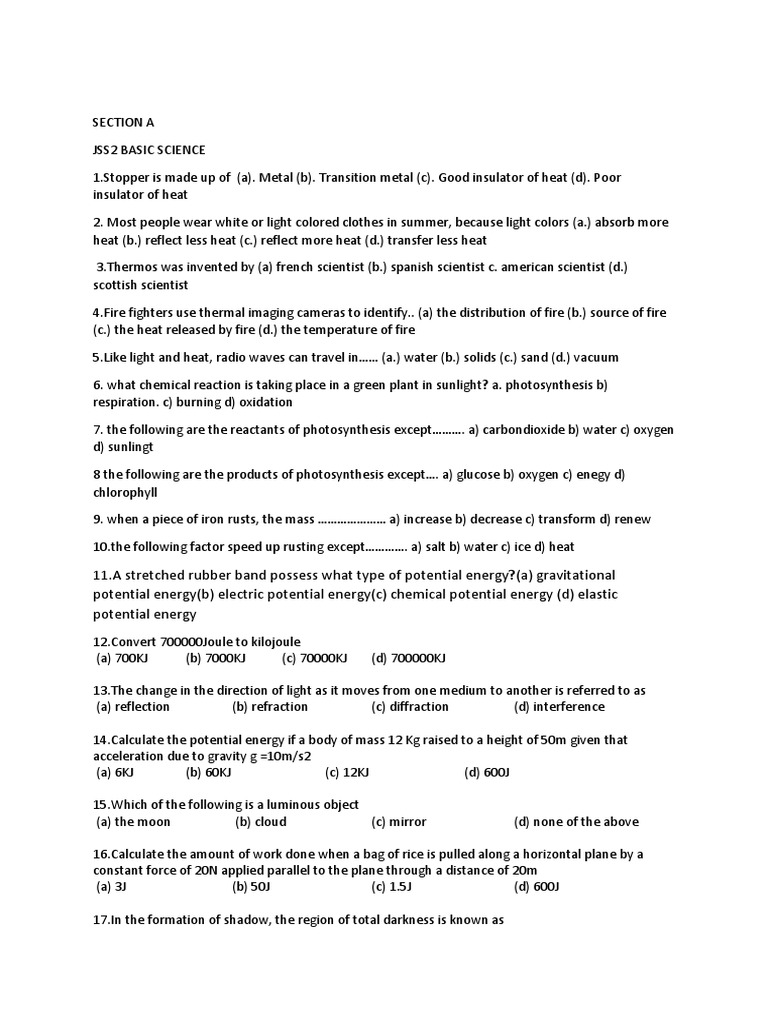 Js2 Basic Science | PDF | Blood | Respiratory System