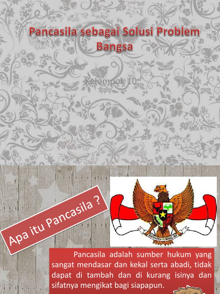 Pancasila Sebagai Solusi Problem Bangsa | PDF