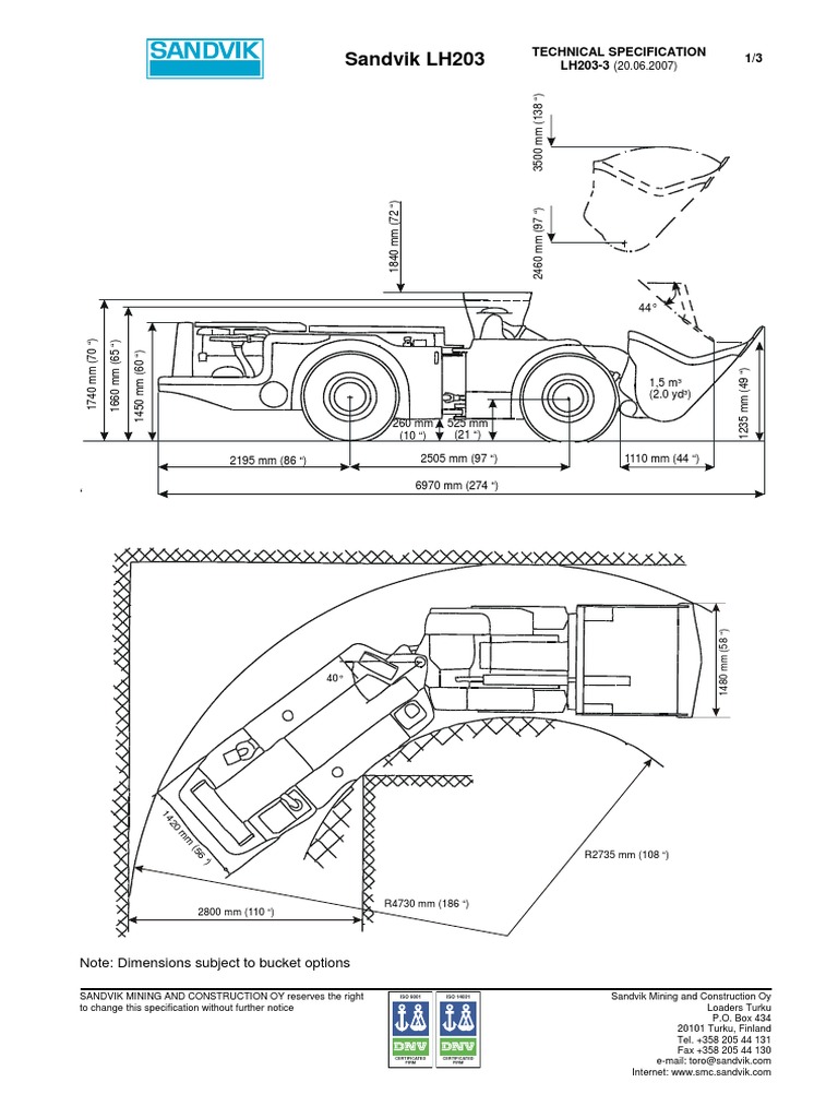 Sandvik lh203 3 PDF | PDF | Pump | Transmission (Mechanics)