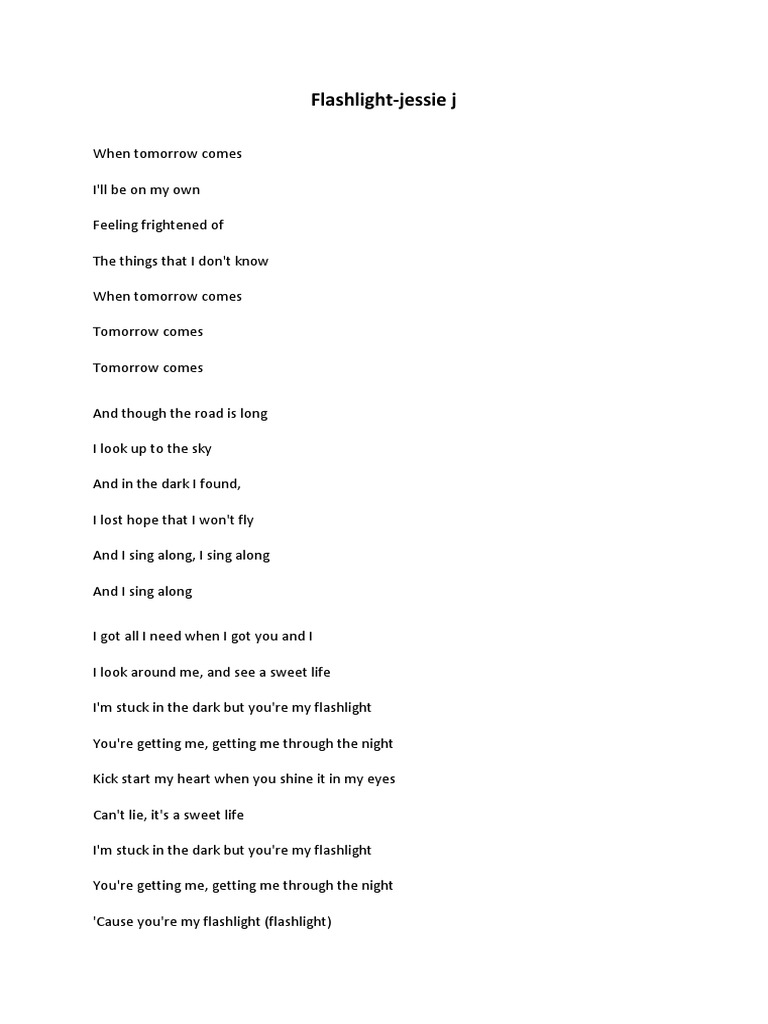 Flashlight-Jessie J | PDF | Art