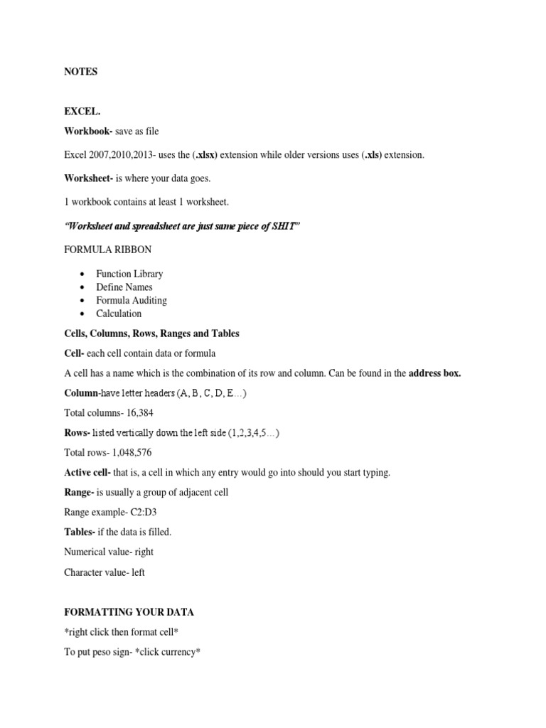 Worksheet and Spreadsheet Are Just Same Piece of SHIT | PDF ...