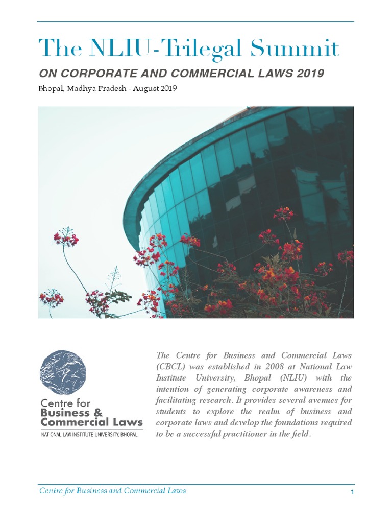 NLIU Trilegal Summit 2019 | Download Free PDF | Law Firm | Mergers And ...