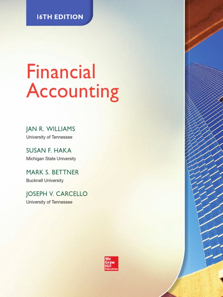 Financial Accounting: 16Th Edition | PDF | Debits And Credits | Service ...