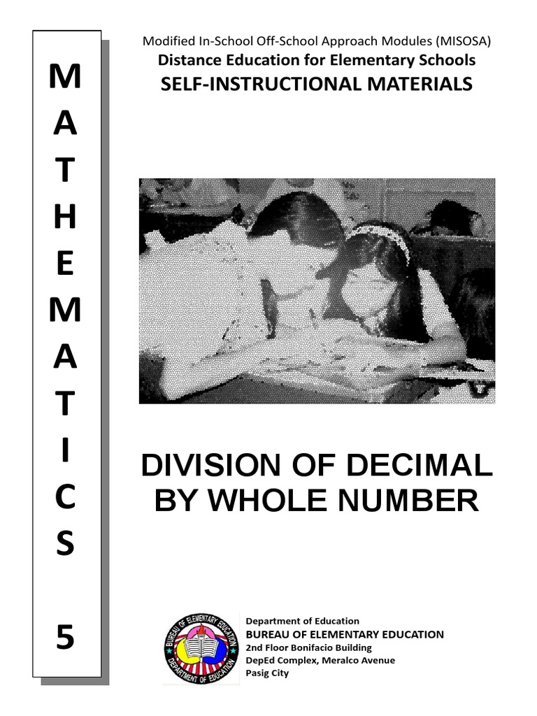 Division of Decimal by Whole Number PDF | PDF | Division (Mathematics ...