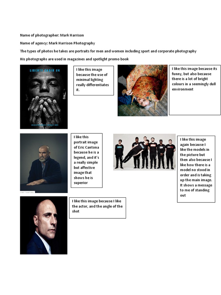 Mark Harrison | PDF | Imaging | Art Media