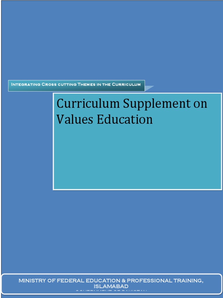 Values Education Curriculum Guide | PDF | Hygiene | Compassion
