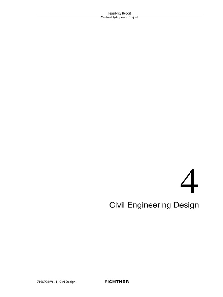 Civil Engineering Design | PDF | Spillway | Flood