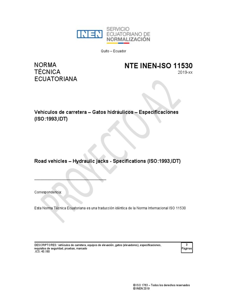 Nte Inen Iso 11530 | PDF | Organización internacional para la ...