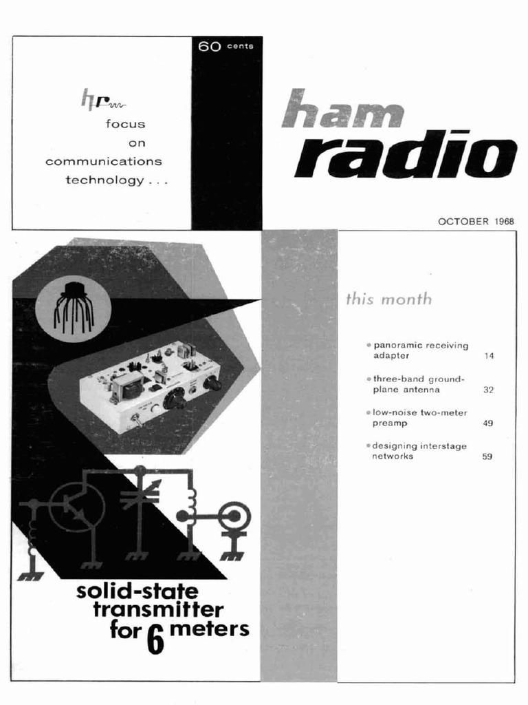 10 October 1968 | PDF | Amplifier | Detector (Radio)