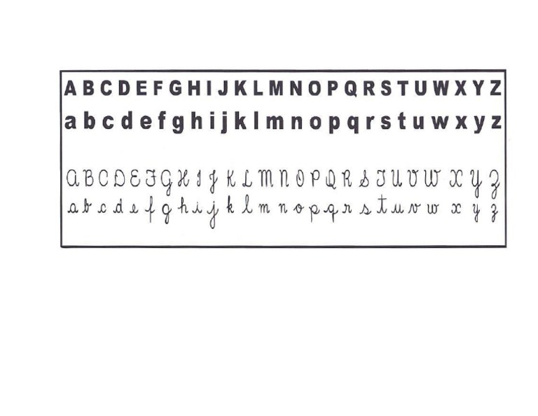 Abecedario Letra Ligada | PDF