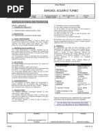 Dte 24 Hoja de Seguridad | PDF | Agua | Líquidos