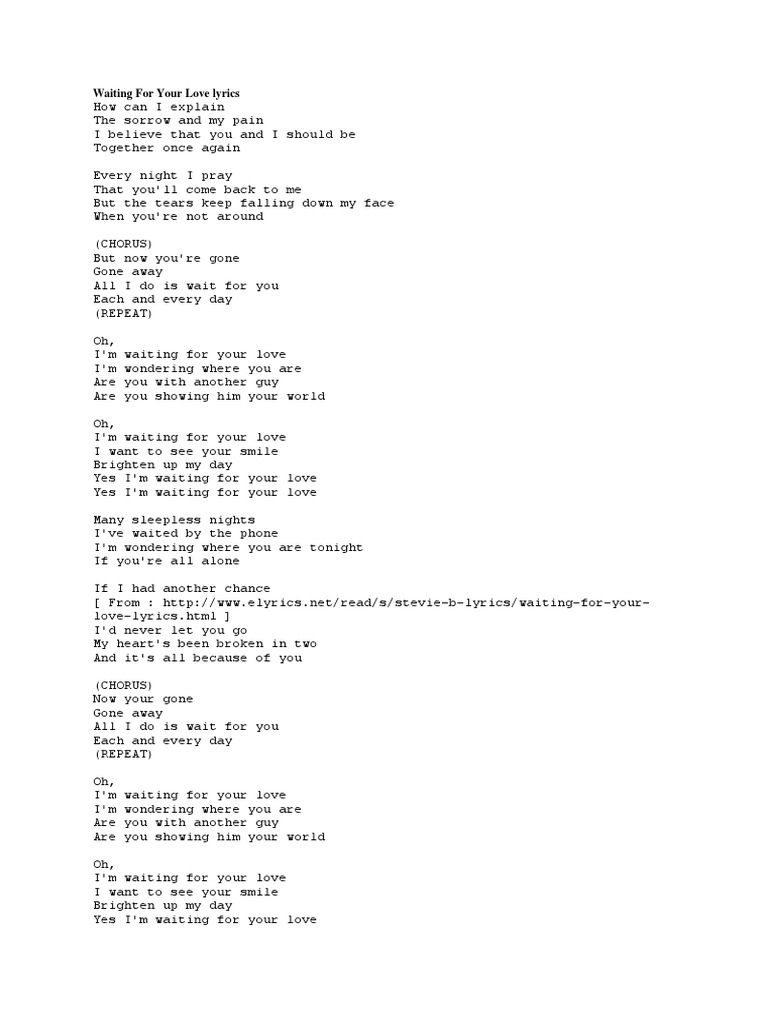 Because Of You Lyrics