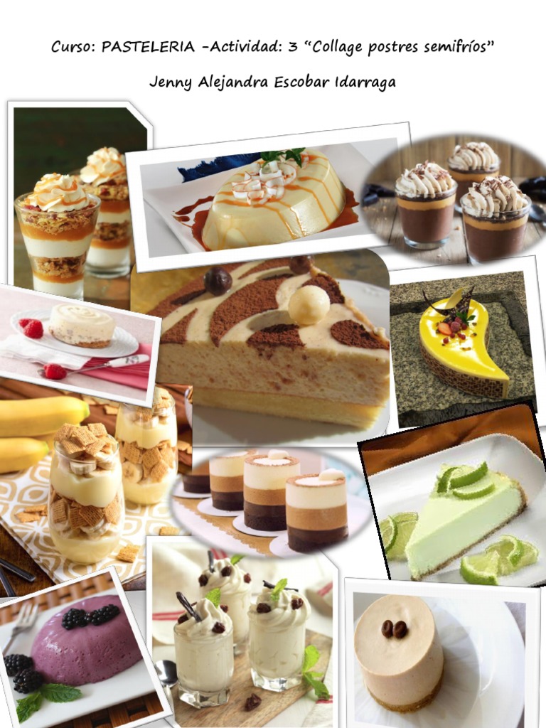 Collage Postres Semifrios