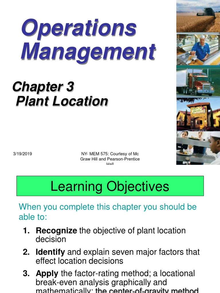 Chapter 3 Plant Location New | PDF | Globalization | Geographic ...