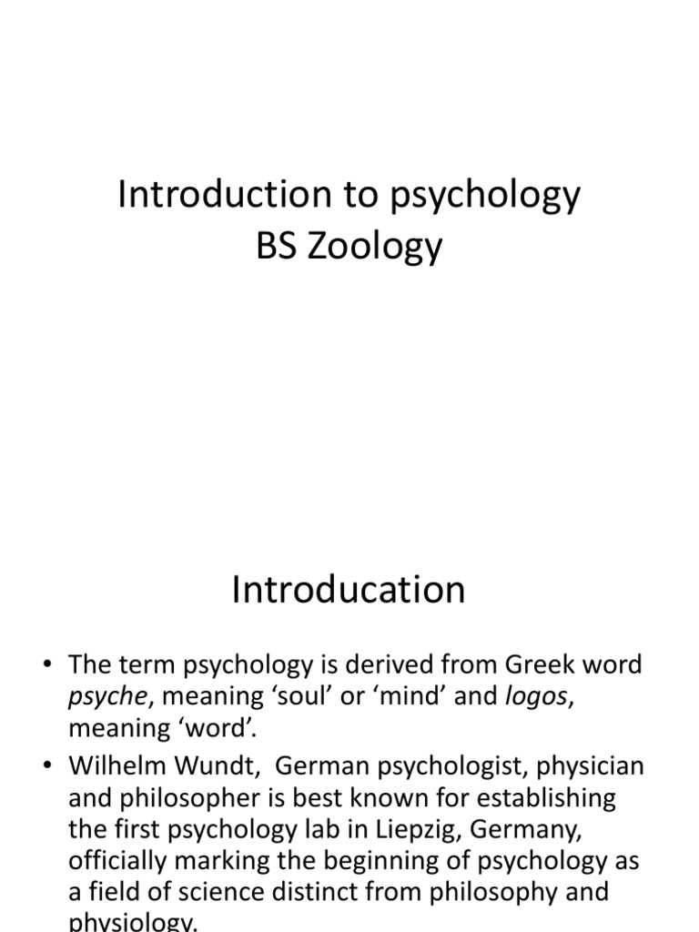 Overview of Psychology and Its Applications | PDF | Clinical Psychology ...