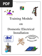 PRACTICALS NOTES FOR ELECTRICAL INSTALLATION | PDF | Electrical Wiring ...