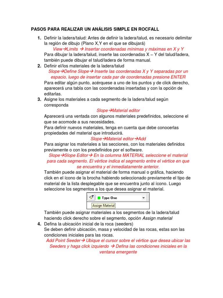Análisis Simple en Rocfall | PDF | Áreas de informática | Informática